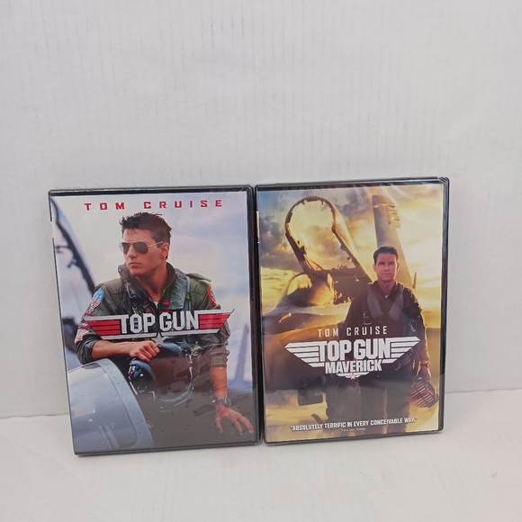 Media | Top Gun 1986 And Top Gun Maverick 222 Dvd Set Tom Cruiseset Of ...